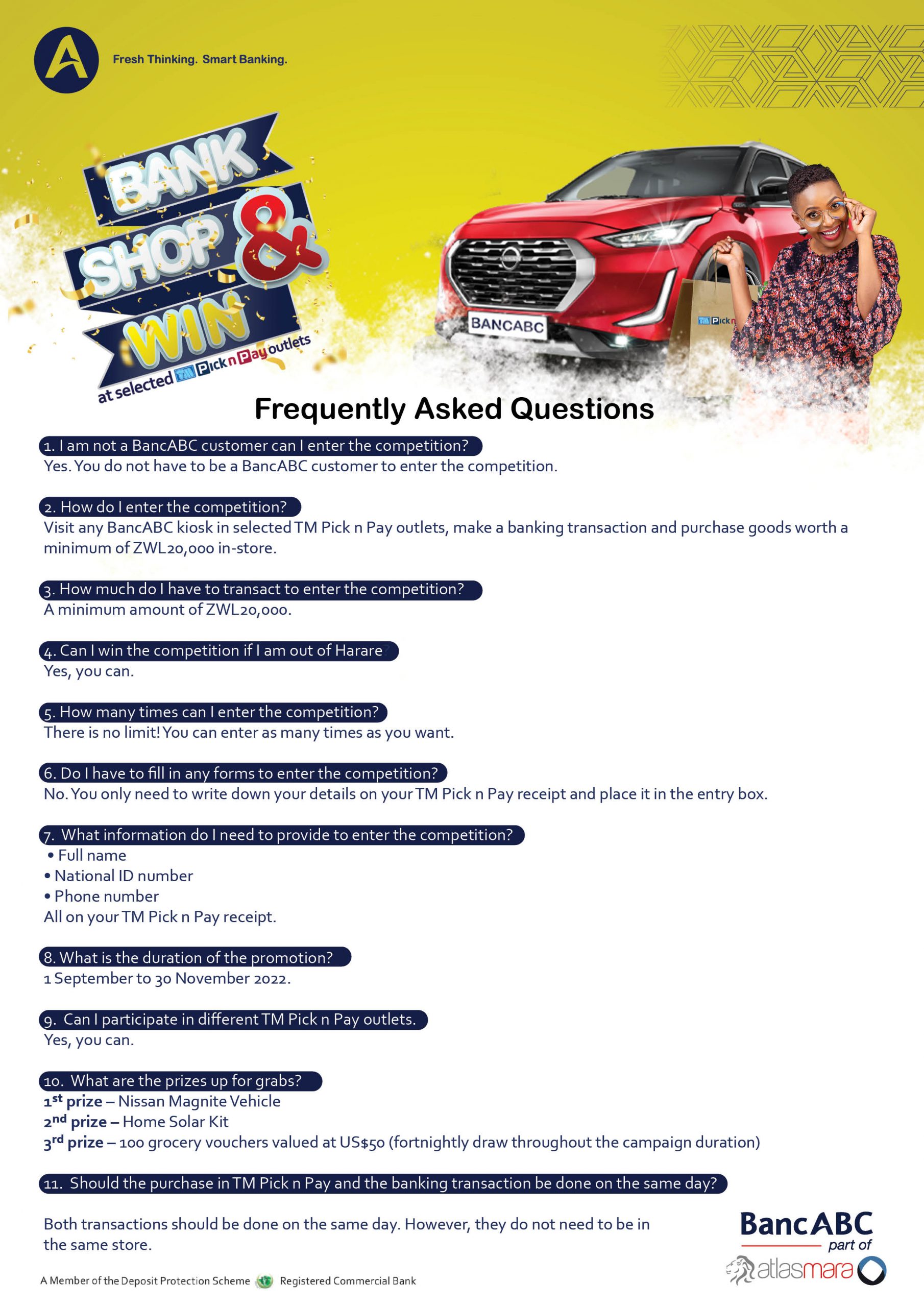 Bank, Shop & Win FAQs – BancABC